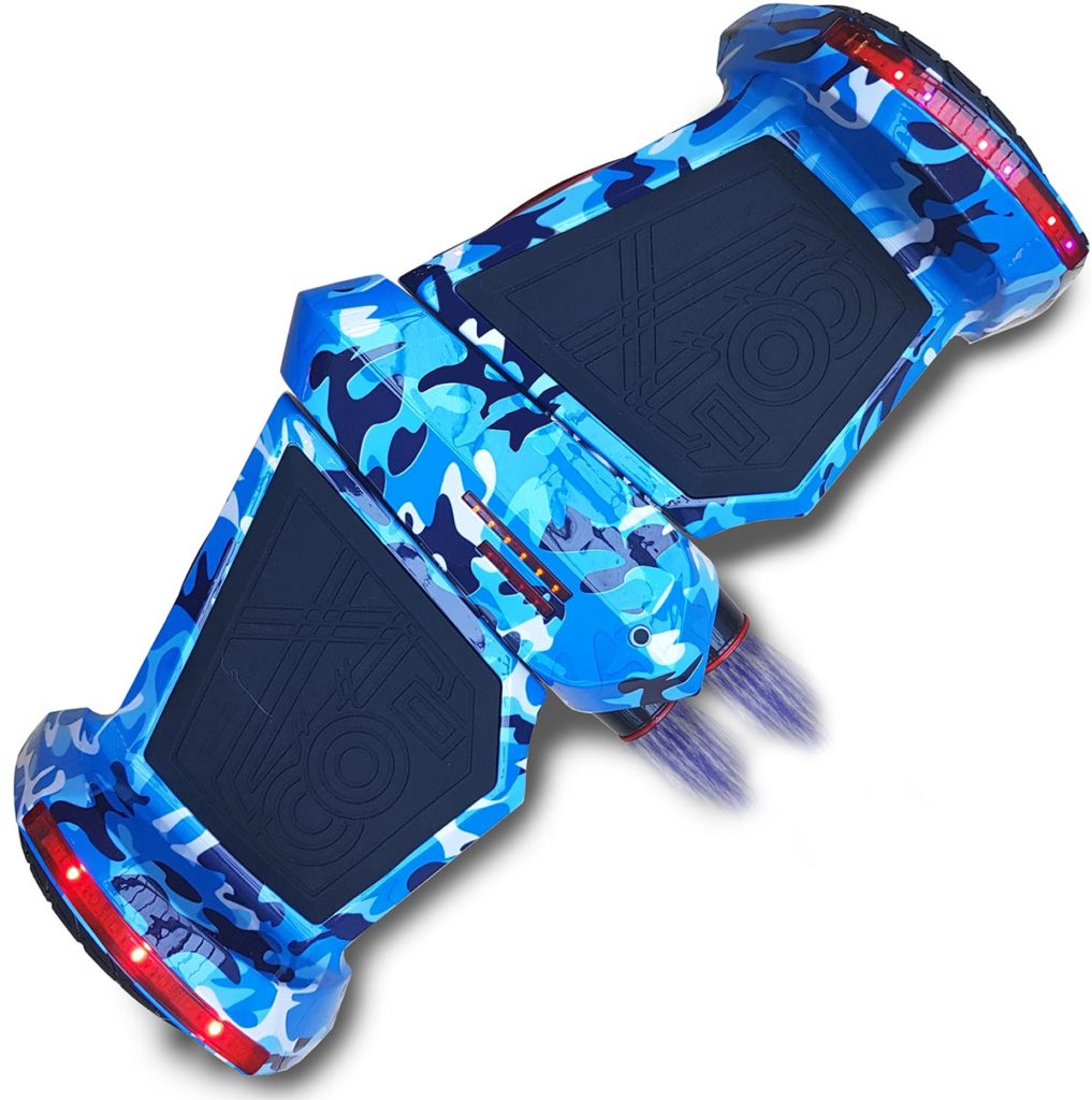 Hoverboard 8 inch Rocket Albastru Camuflaj - Supermagazinul România