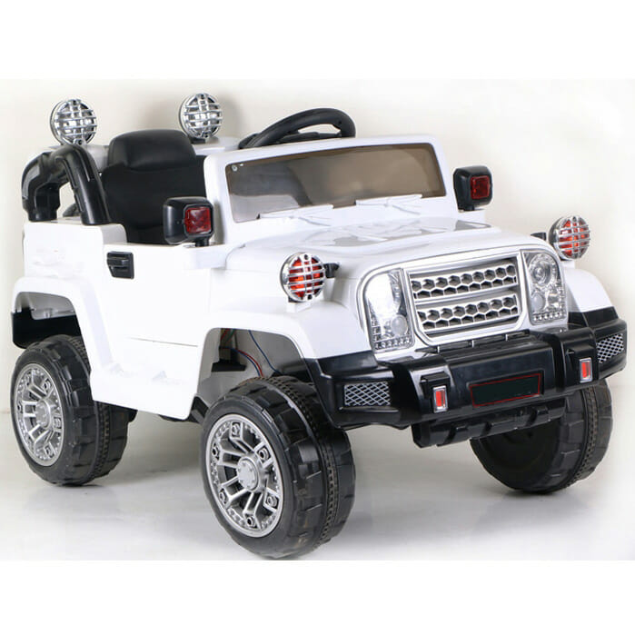 Masinuta Electrica - Jeep Alb - Supermagazinul România